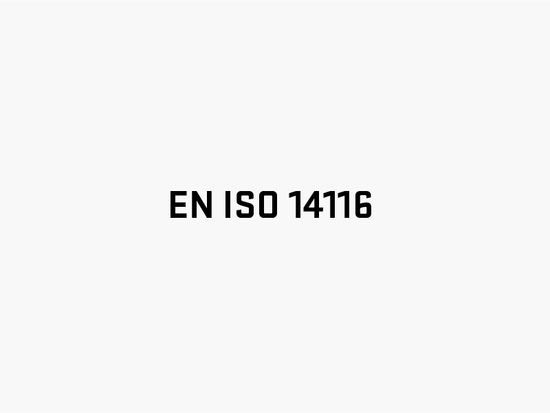 EN ISO 14116 - Blåkläder